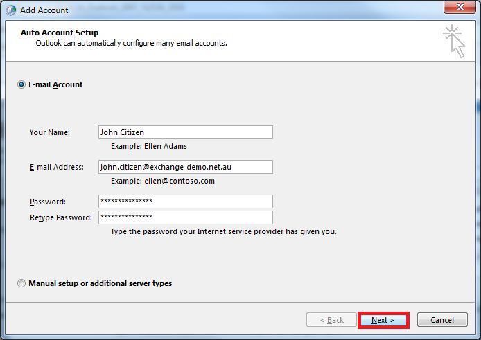 Setting up a Hosted Exchange mailbox in Outlook 2016 | iiHelp Setting up a Hosted Exchange mailbox in Outlook 2016 | iiHelp