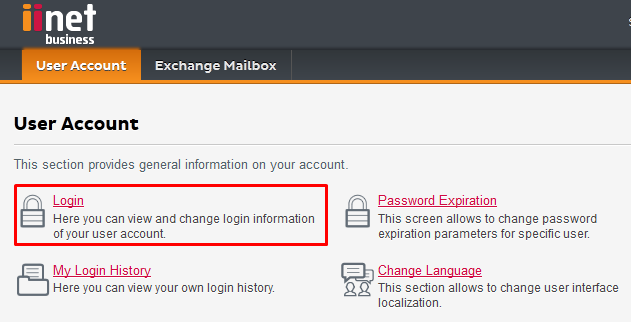 Changing a Hosted Exchange mailbox password | iiHelp Changing a Hosted Exchange mailbox password | iiHelp